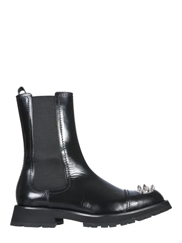 Alexander McQueen Studded Boots - Black