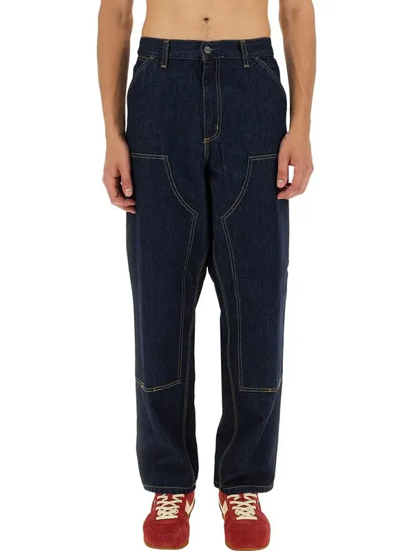 Carhartt Work In Progress Double Knee Pants - Denim