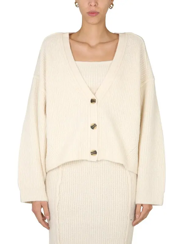 Remain Birger Christensen Karin Cardigan - Ivory