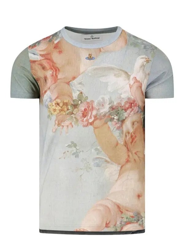 REPRESENT Jil Sander Printed Short-sleeve Knit Top - Multi