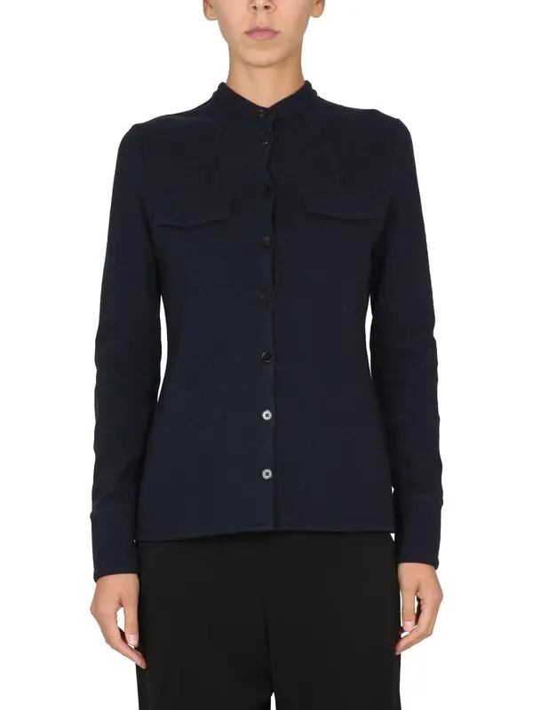 JIL SANDER Shirt With Pockets - Blue