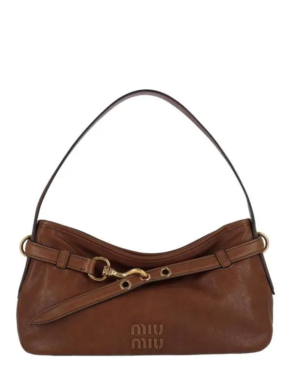 Miu Miu Aventure Shoulder Bag - Brown