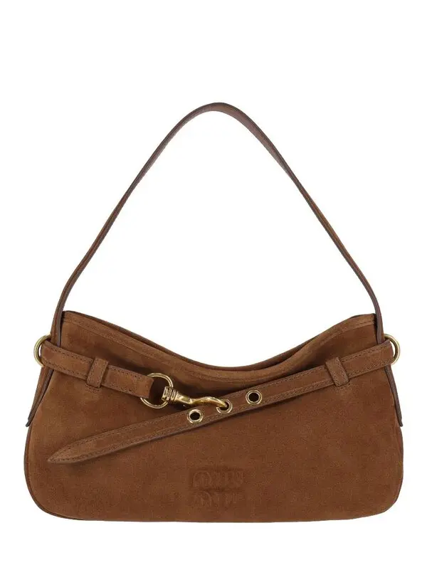 Miu Miu Aventure Shoulder Bag - Brown