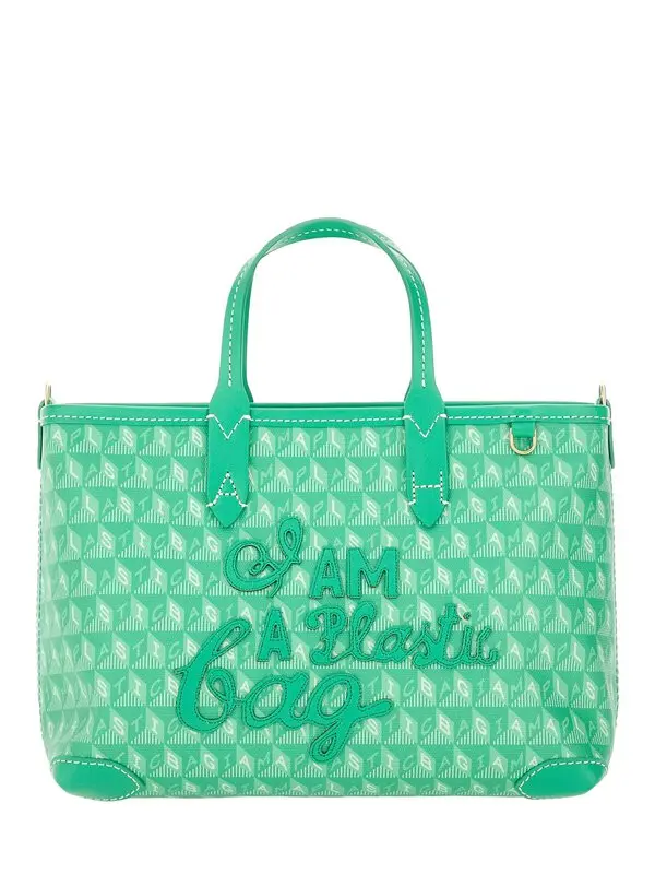 ANYA HINDMARCH Xs Tote Bag With Pattern - Green