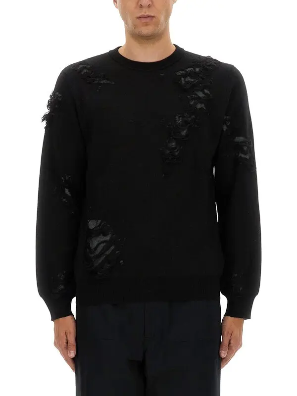 MAISON MARGIELA Wool Sweater - Black