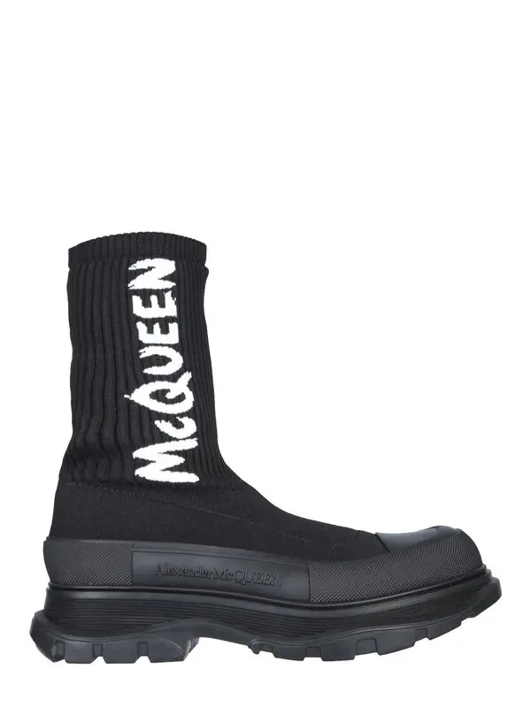 Alexander McQueen Tread Slick Boots - Black
