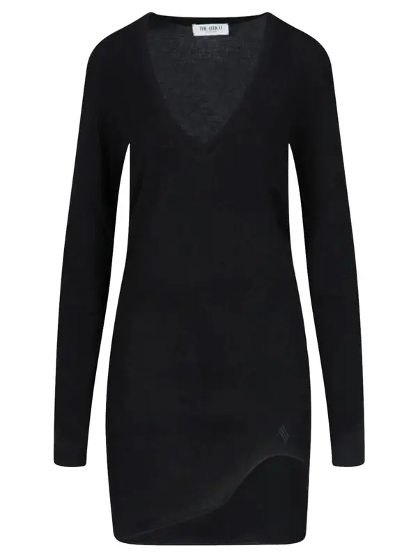 Stella McCartney Asymmetrical Mini Dress - Black