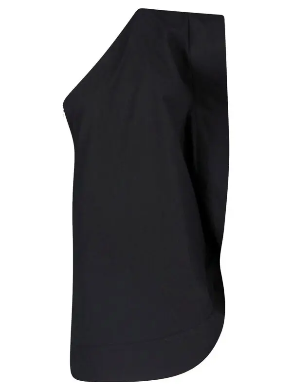 Stella McCartney Asymmetrical Mini Dress - Black