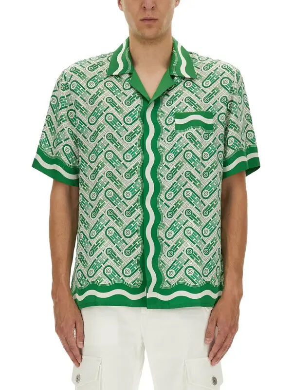 Casablanca Short-sleeved Shirt - Green