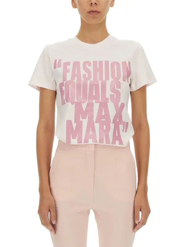 Max Mara Printed T-shirt - Pink