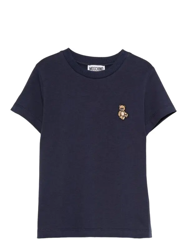 Moschino T-shirt With Logo - Blue