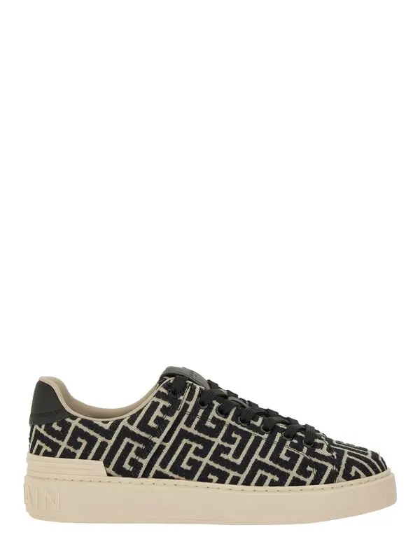 Balmain B-court Sneakers - Black