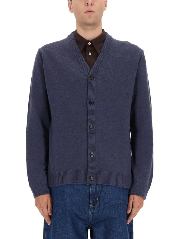 Paul Smith Wool Cardigan - Blue
