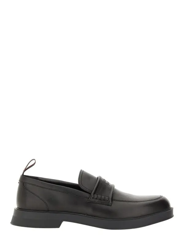 Hugo Lenner Moccasin Loafers - Black