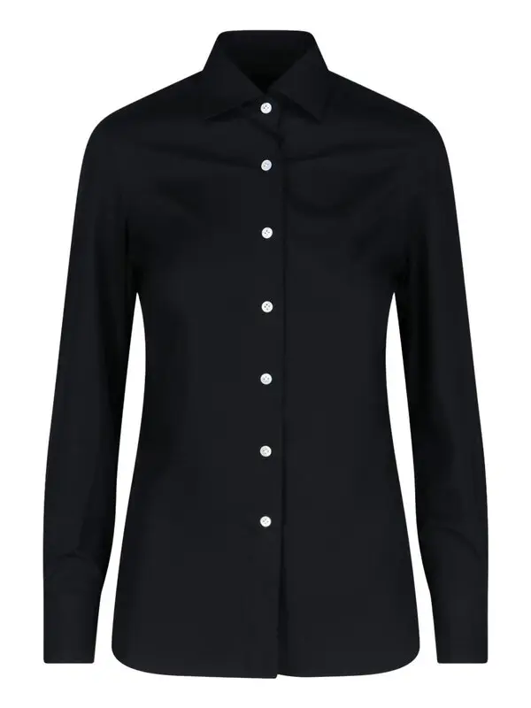FINAMORE 1925 Ivana Shirt - Black