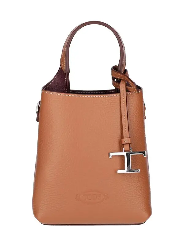 TOD'S Micro Leather Bag - Brown