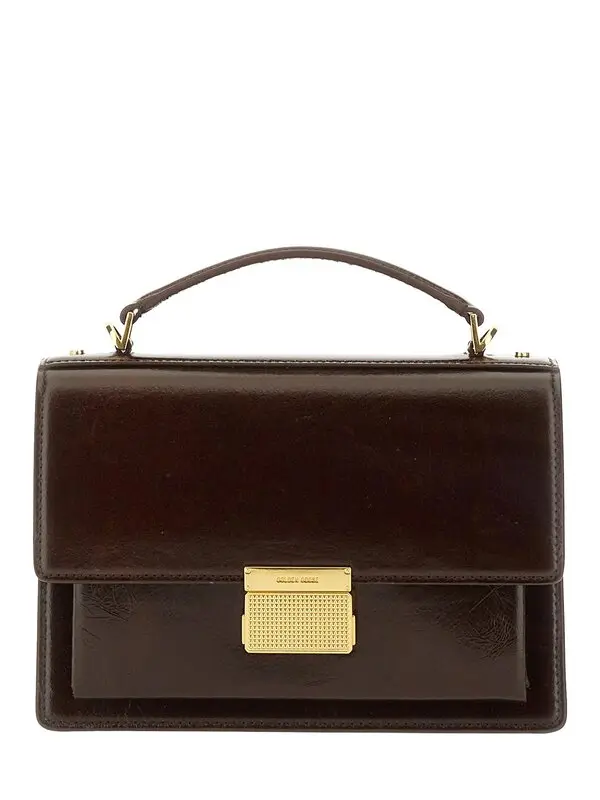 GOLDEN GOOSE Venice Handbag - Dark Brown
