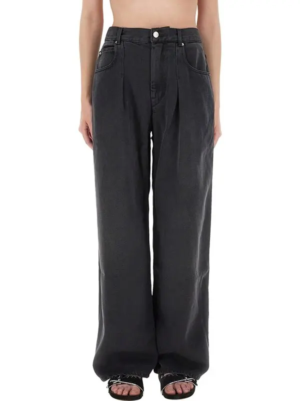 Isabel Marant Rodyna Wide-leg Jeans - Black