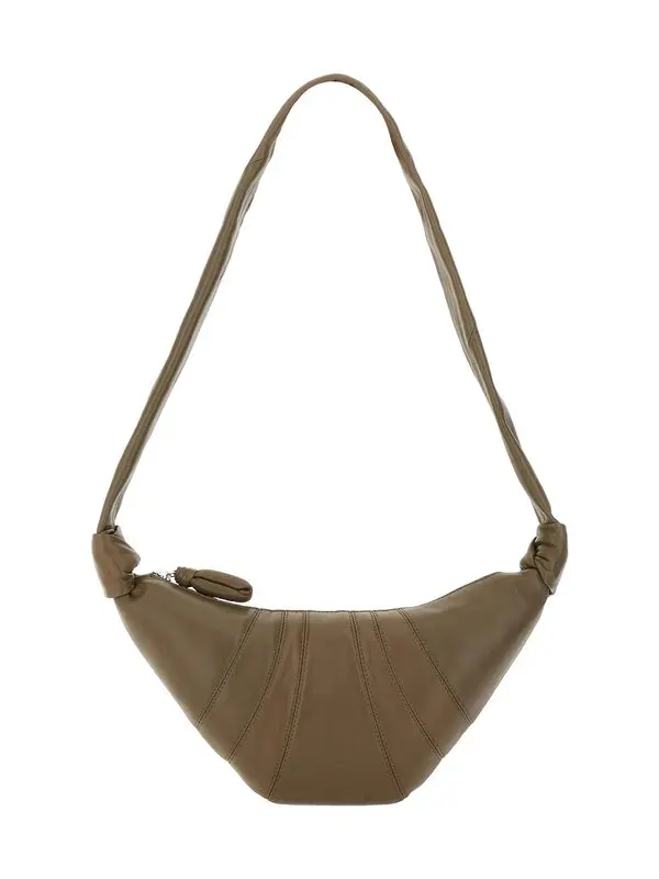 LEMAIRE Small Croissant Shoulder Bag - Brown