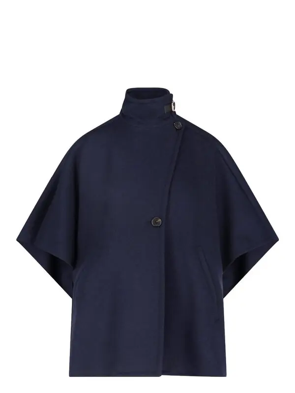Max Mara Cashmere Cape - Blue