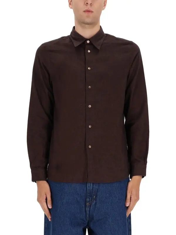 Paul Smith Regular Fit Shirt - Brown
