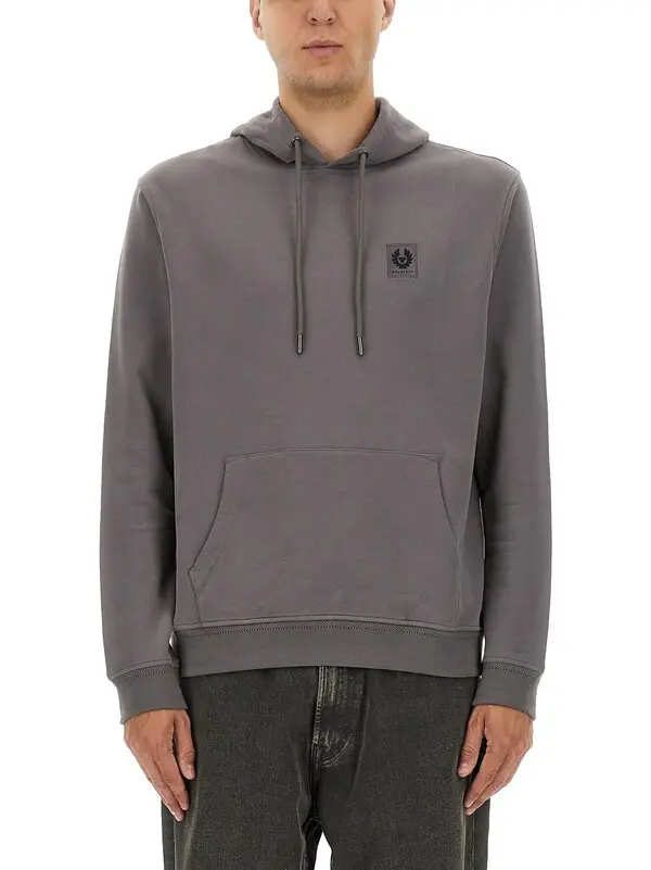 Belstaff Hooded Pullover - Grey