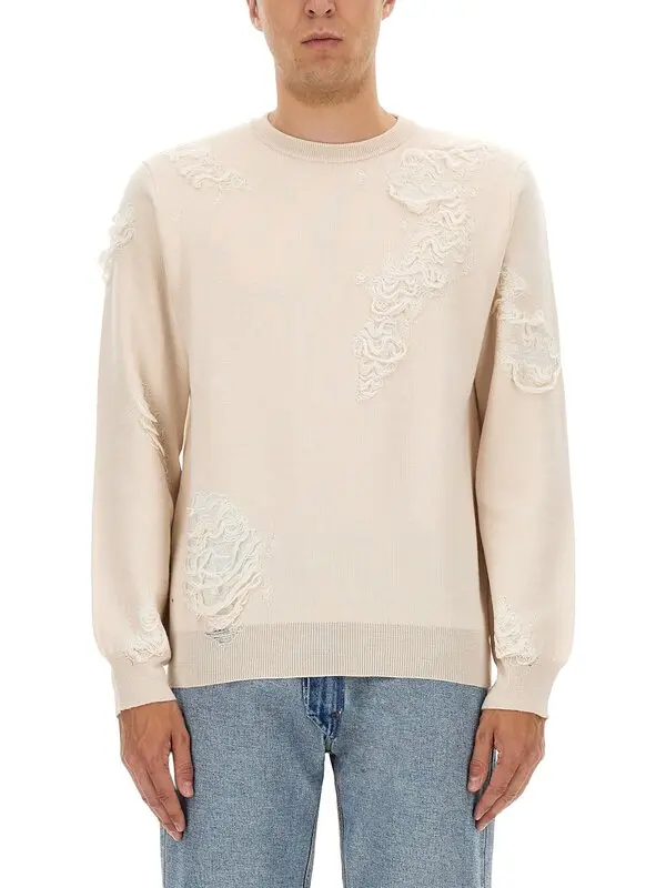 MAISON MARGIELA Wool Sweater - White