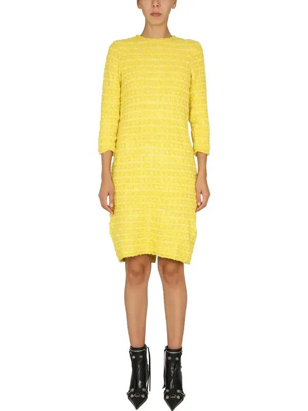 Balenciaga Back-to-front Short Dress - Yellow