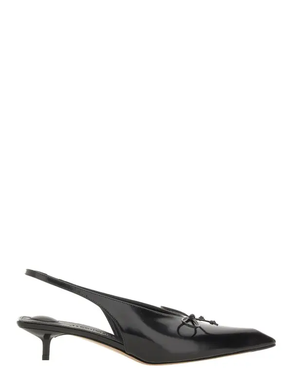 Jacquemus Cubisto Slingbacks - Black