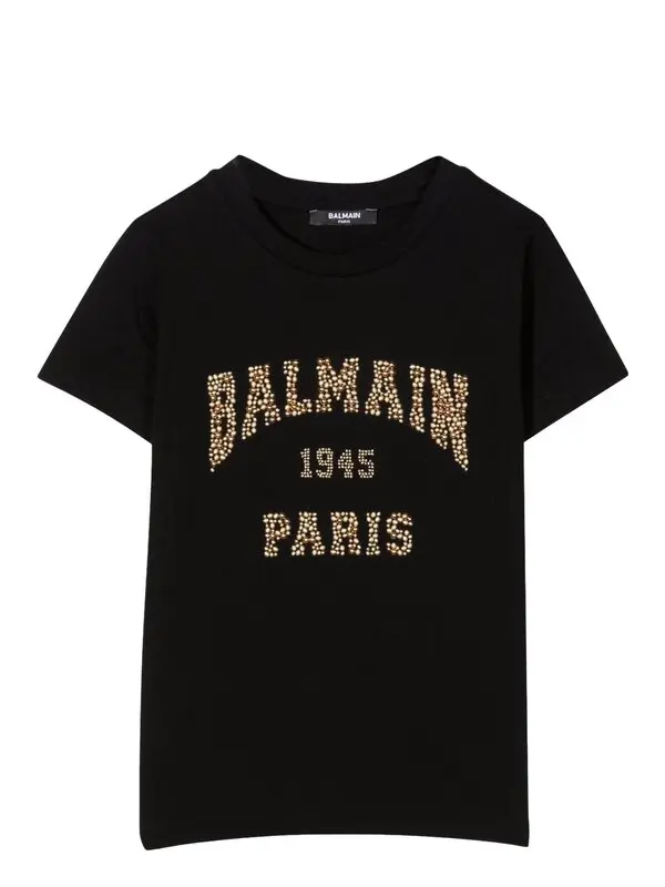 Balmain T-shirt With Logo - Black