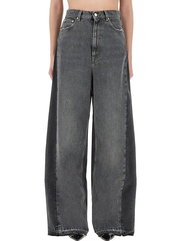 Stella McCartney Wide Leg Jeans - Black