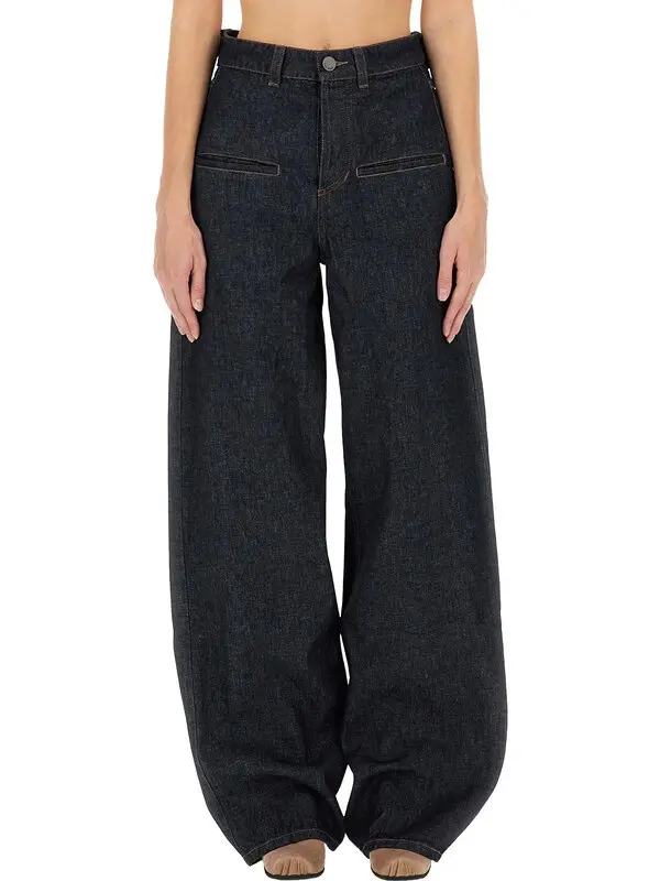 UMA WANG Denim Ball Pants - Blue