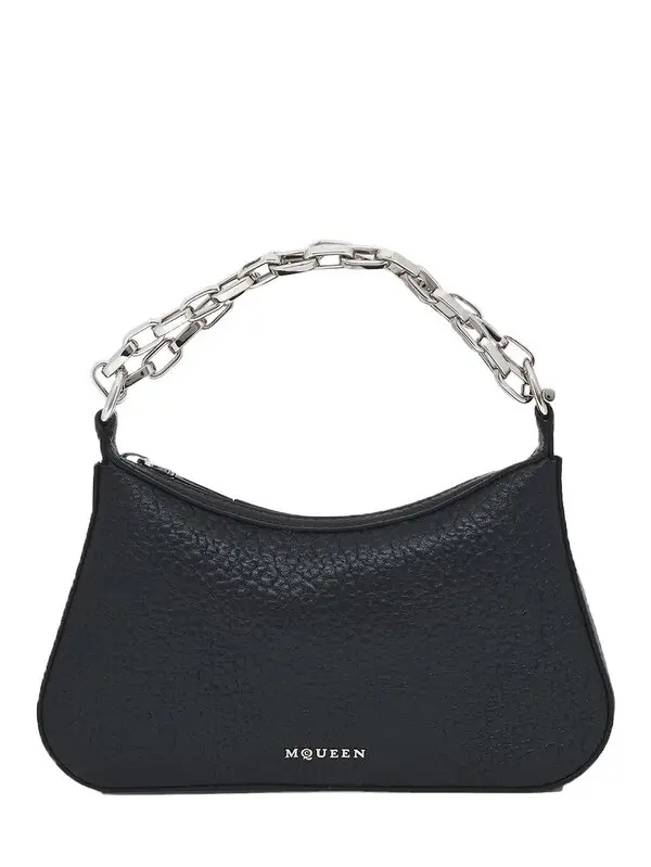 Alexander McQueen Mini T-buckle Clutch Bag - Black