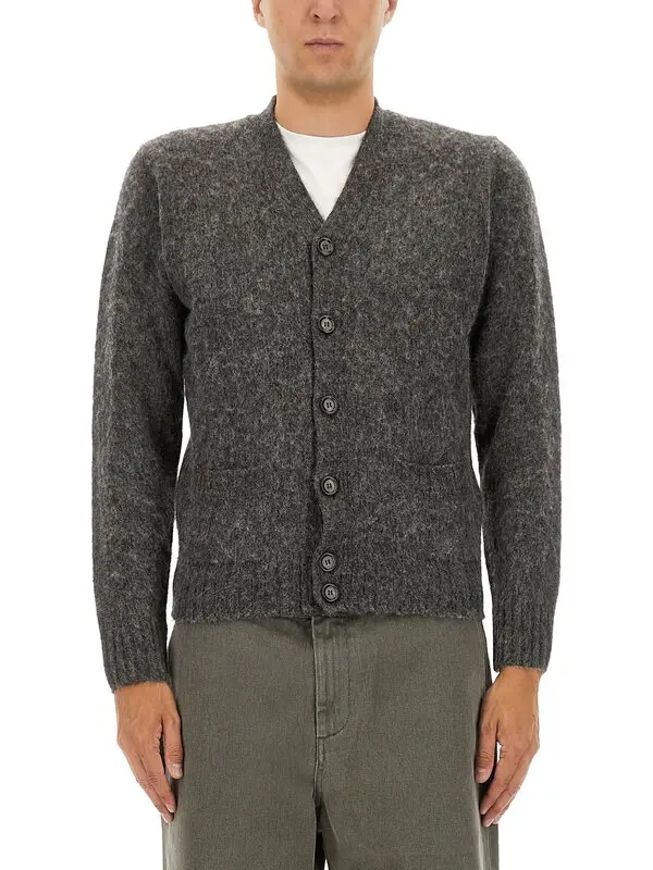 Aspesi Knitted Cardigan - Grey