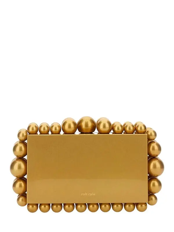Cult Gaia Eos Clutch - Gold