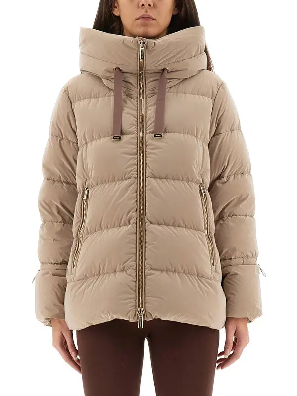MOORER Padded Jacket - Beige