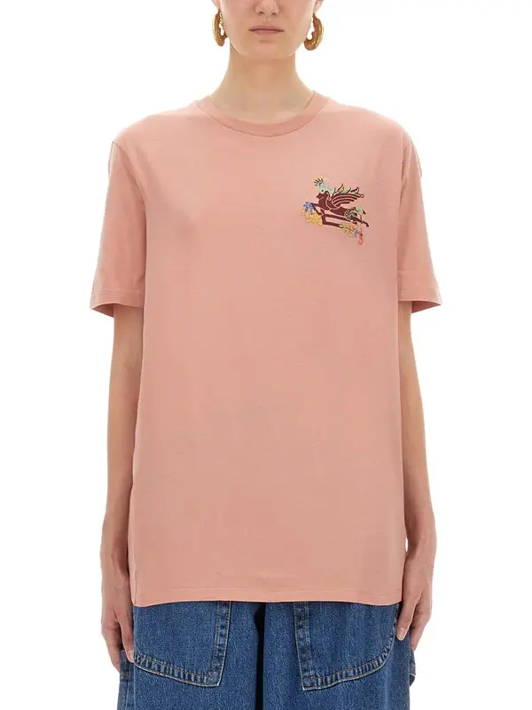 Etro Pegasus T-shirt - Pink