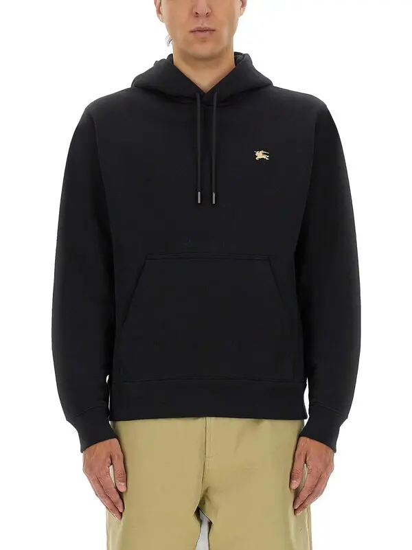 Burberry Hooded Sweatshirt - Black