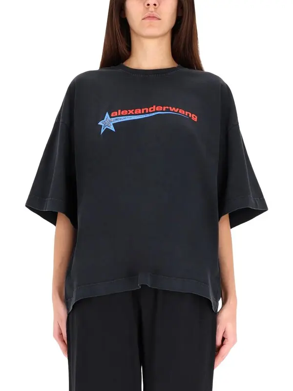 Alexander Wang Logo T-shirt - Black
