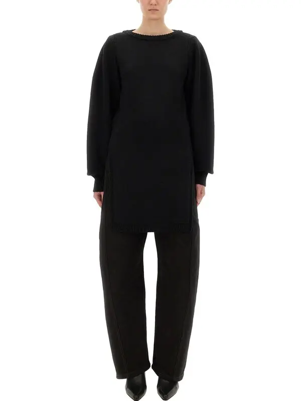 LEMAIRE Shirt With Slits - Black