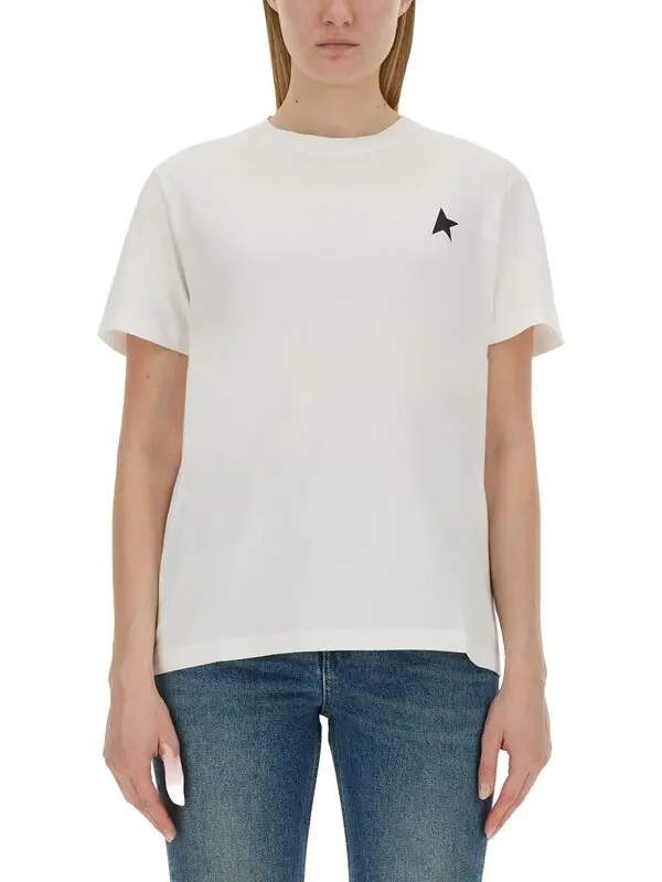 GOLDEN GOOSE Jersey T-shirt - White