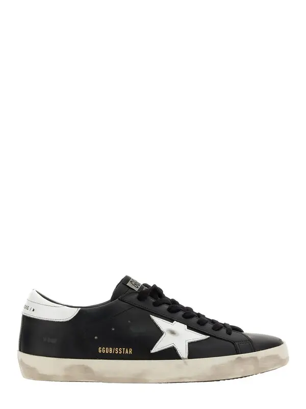GOLDEN GOOSE Superstar Low Top Sneaker - Black