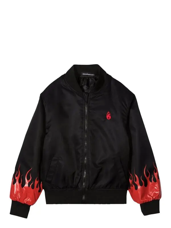 VISION OF SUPER Bomber Jacket - Black