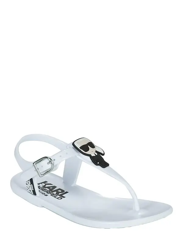 Karl Lagerfeld Flip Flops - White