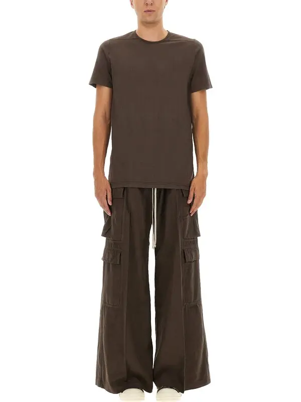 Rick Owens Level T" T-shirt - Brown