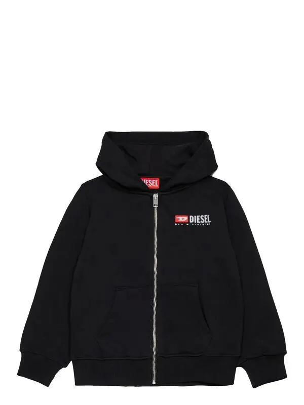 DIESEL Sdropshoodz Over Sweatshirt - Black
