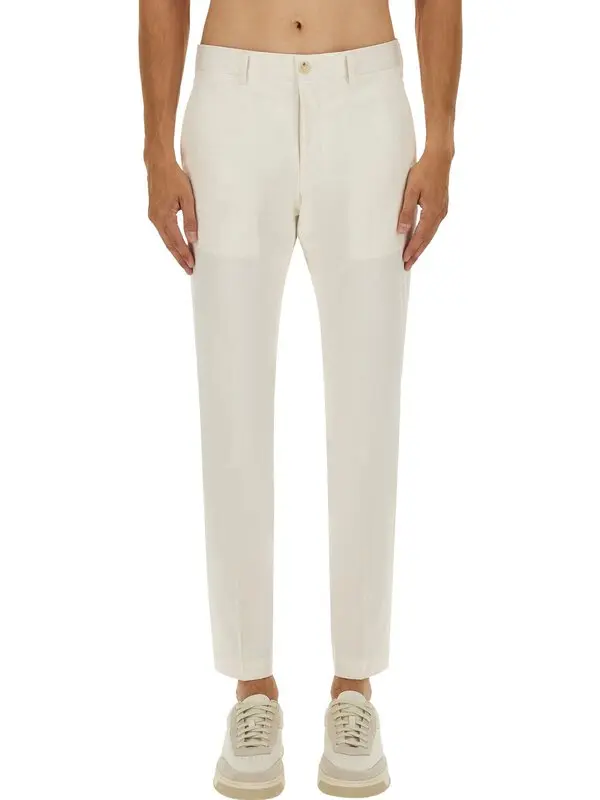 Hugo Boss Slim Fit Trousers - White