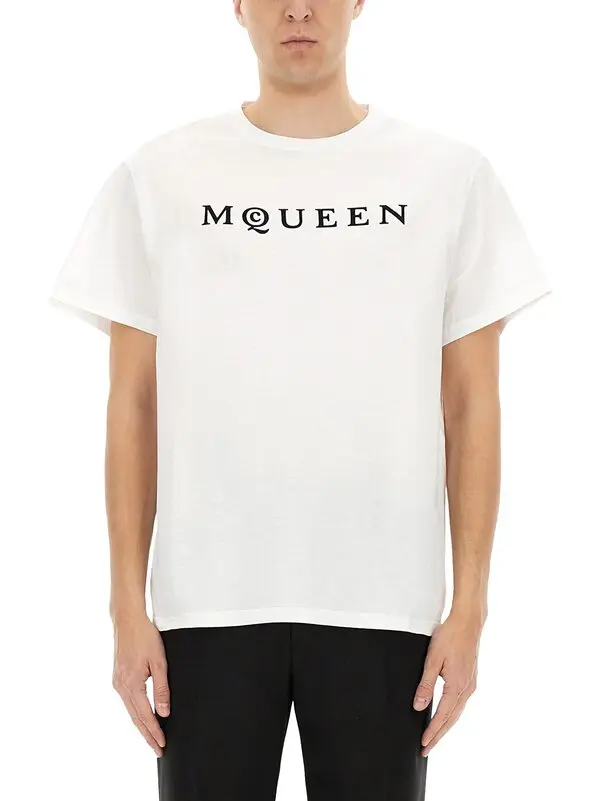 Alexander McQueen Jersey T-shirt - White