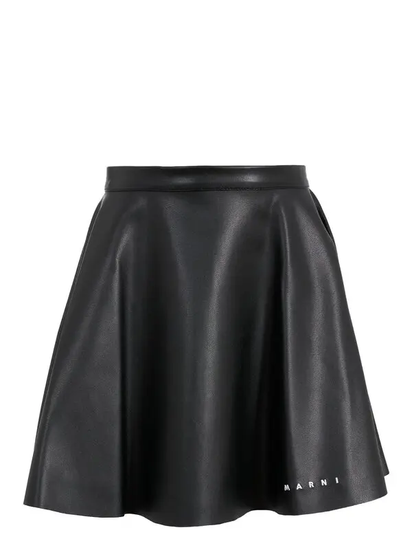 Marni Zippered Skirt - Black