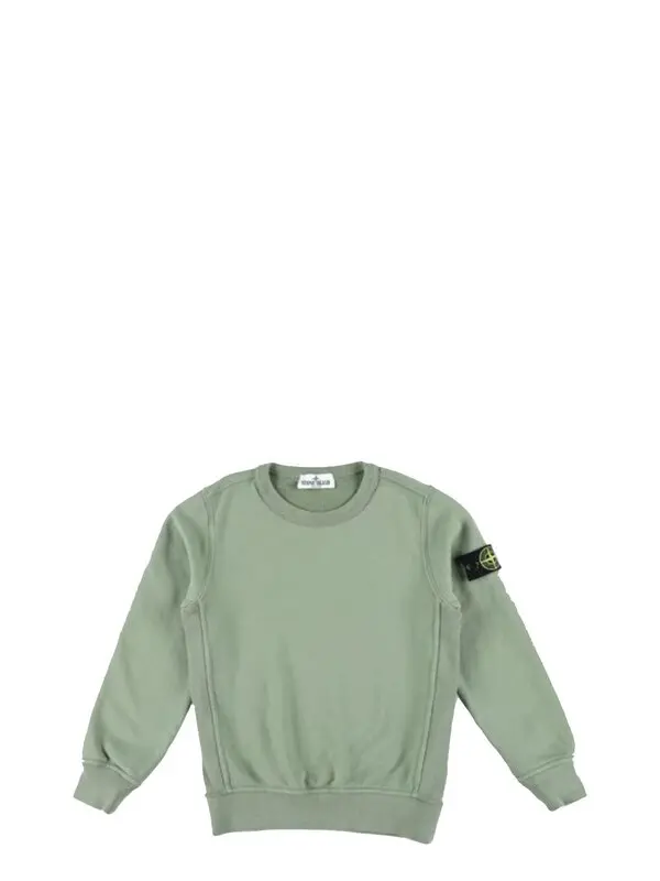 Stone Island Sweatshirt With Logo - Green
